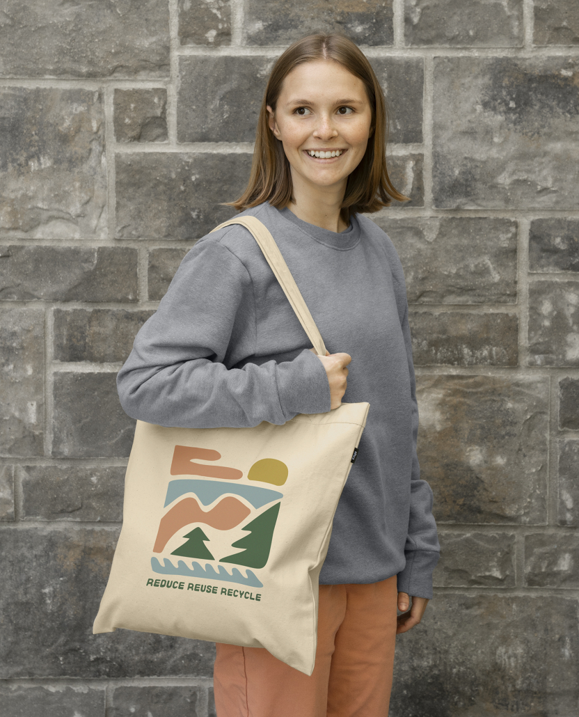 100129O - Small tote bag - Attraction